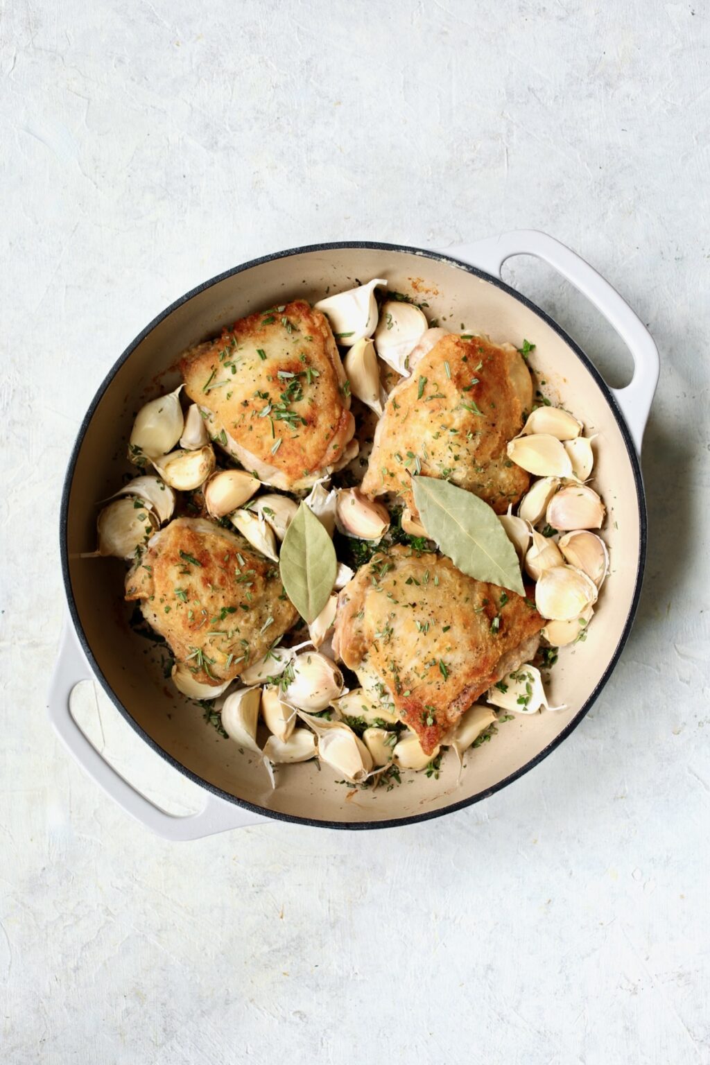 40 Clove Garlic Chicken (Chicken with 40 Cloves of Garlic)