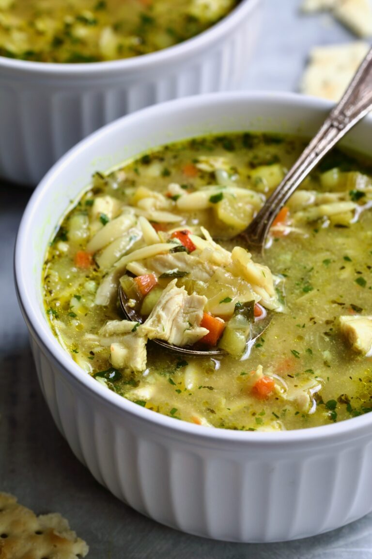 Delicious Chicken Vegetable Soup with Orzo Recipe for Busy Days