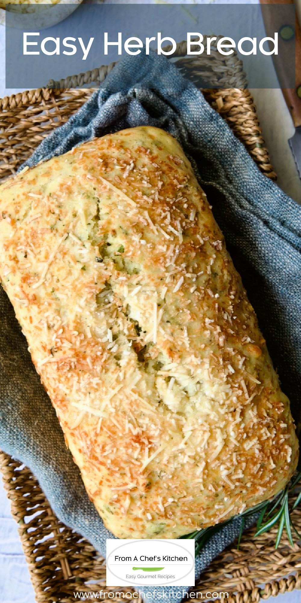 Delicious Herb Bread Recipe: No Yeast or Kneading Required