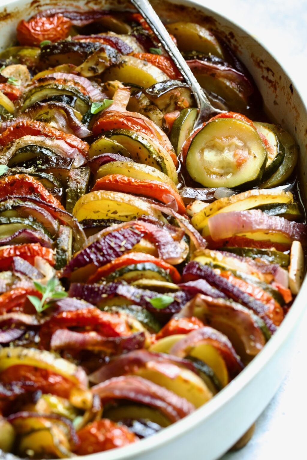 Briam (Greek Roasted Vegetables) - The Essence of Summer!
