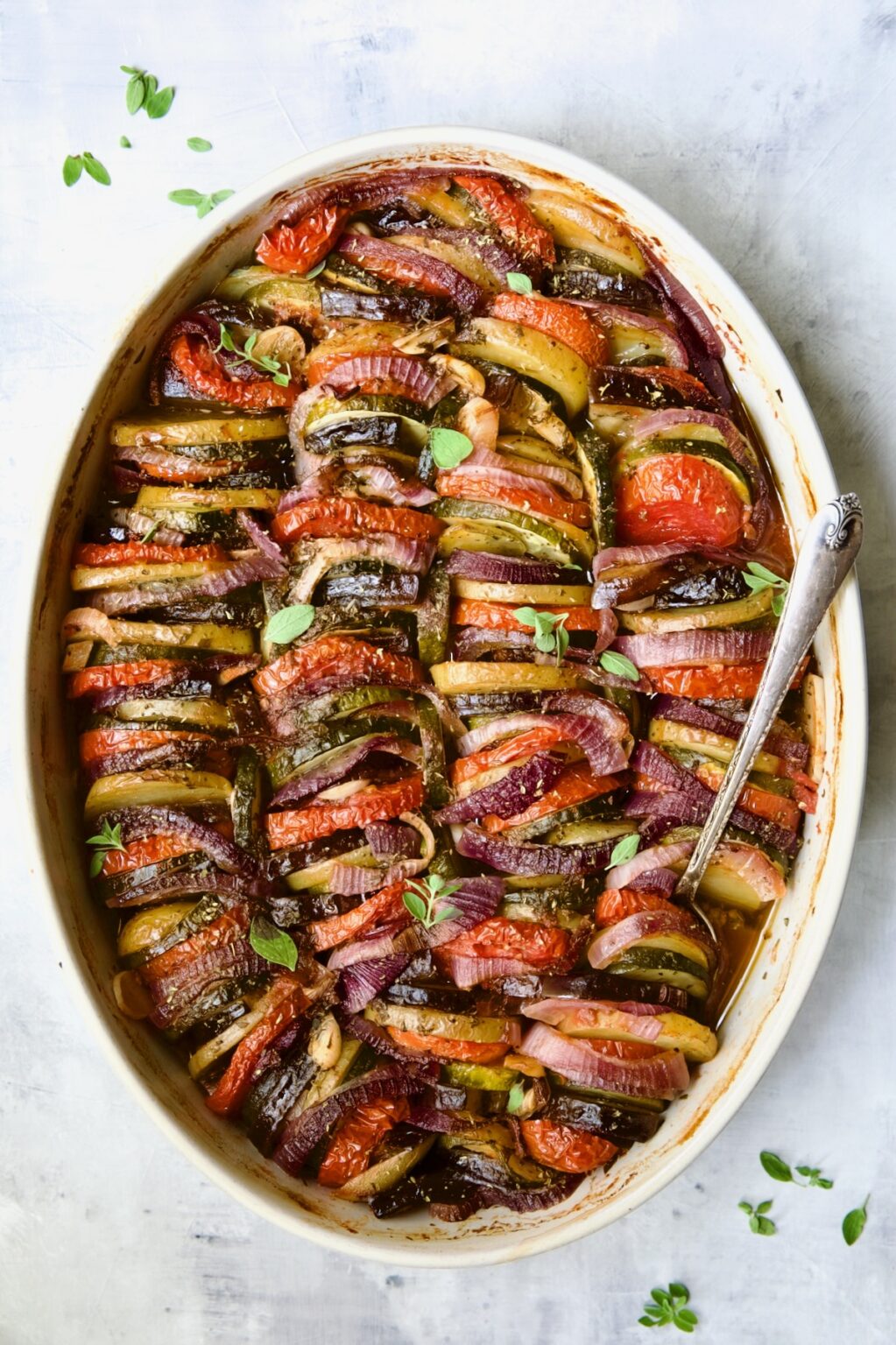 Briam (Greek Roasted Vegetables) - The Essence of Summer!